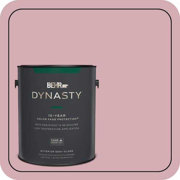 BEHR DYNASTY 1 gal. #S130-3 Ballet Rose Semi-Gloss Enamel Exterior ...