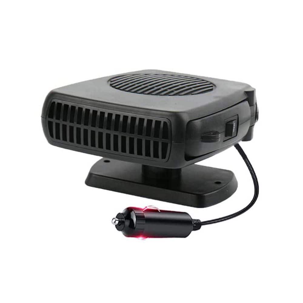 Aoibox 200-Watt Black Electric Portable Space Heater w/ 2-in-1 Heating ...