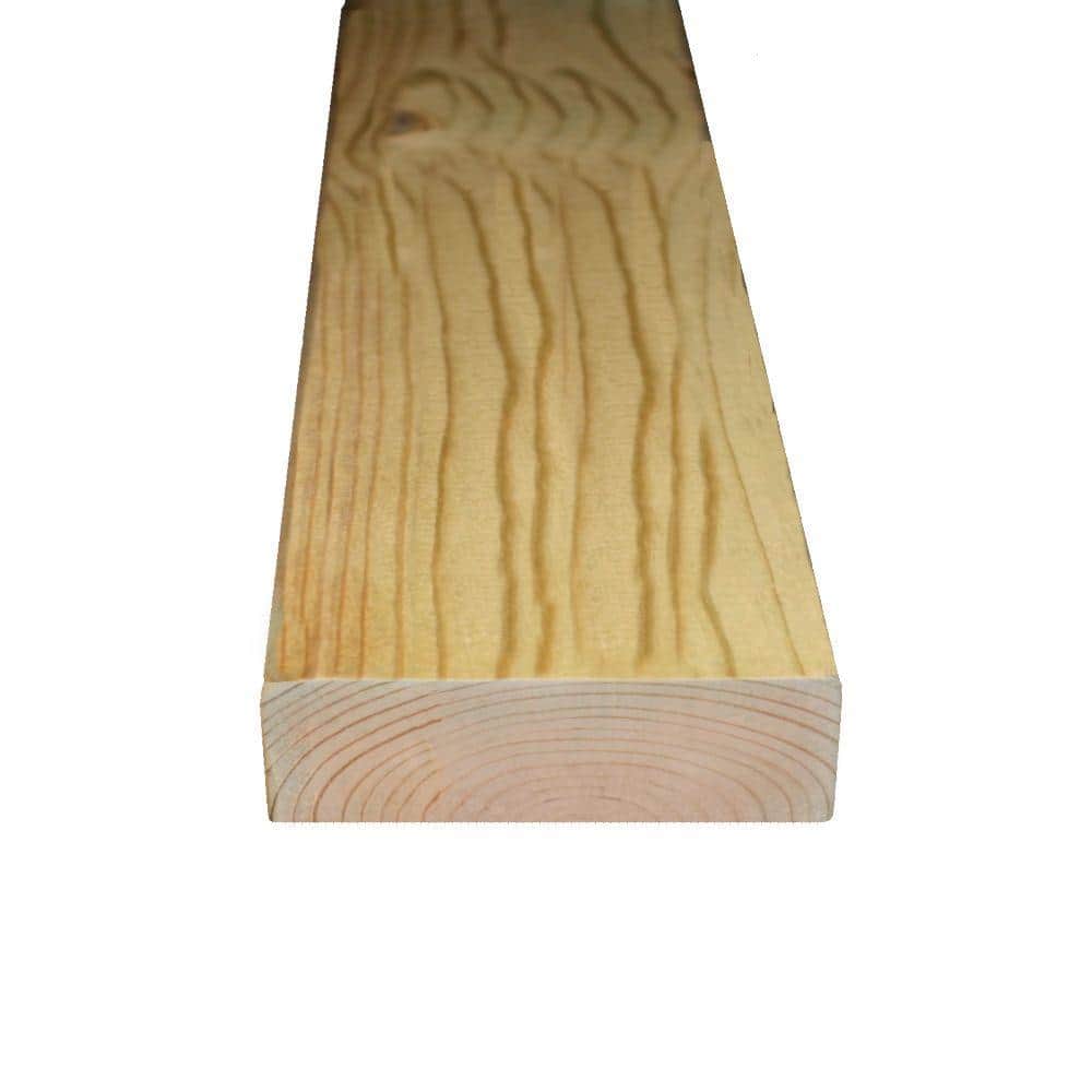 2 in. x 4 in. x 8 ft. #2 Pressure-Treated Lumber 218458 - The Home Depot