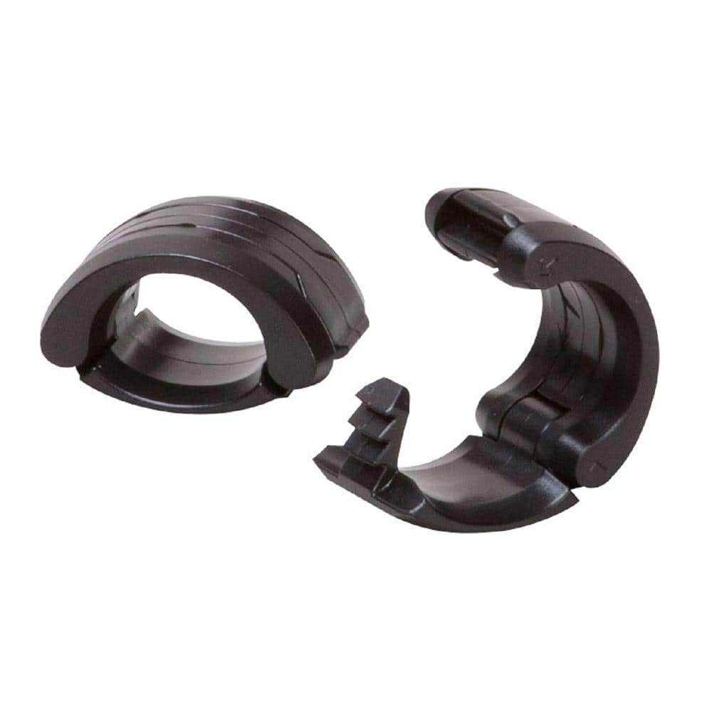 TAYMAC Medium Black PVC Cable Grip Desk Organizer for Cable Management ...