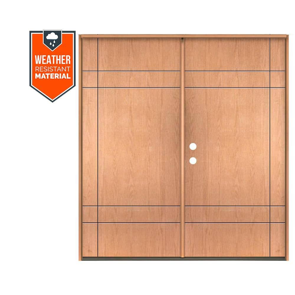 Krosswood Doors SUMMIT Modern 72 in. x 79 in. Right-Active/Inswing 10 ...