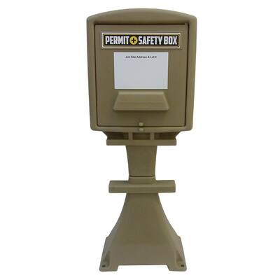 Outdoor Bulletin Board/Permit Box - Jobsite Boxes - Tool Storage - The ...