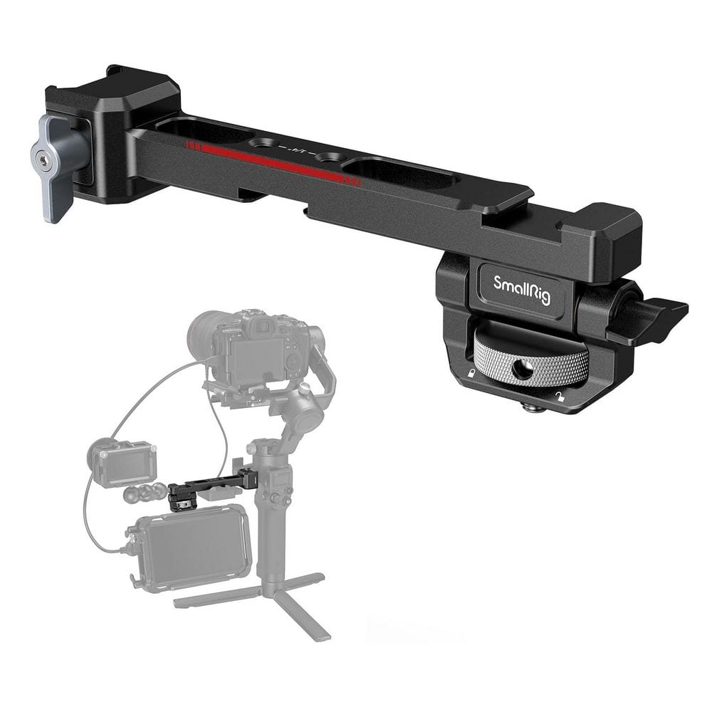 Lukyamzn Adjustable Camera Monitor Mount with Quick Release NATO Clamp ...