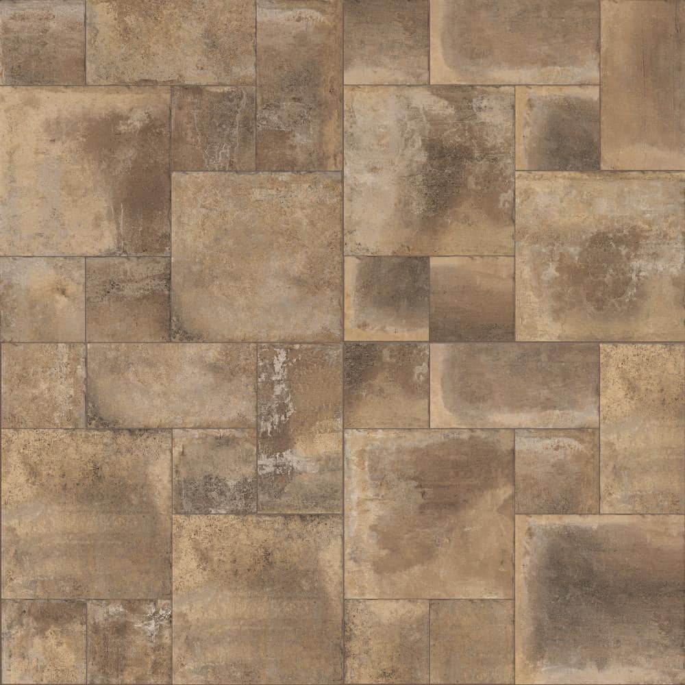 Merola Tile Adobe Terra Modular 9-3/4 in. x 9-3/4 in. Porcelain Floor ...
