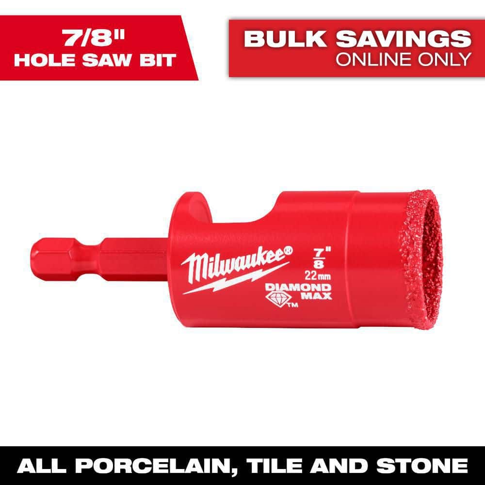 Reviews for Milwaukee 7/8 in. Diamond Max Hole Saw Bit | Pg 5 - The ...