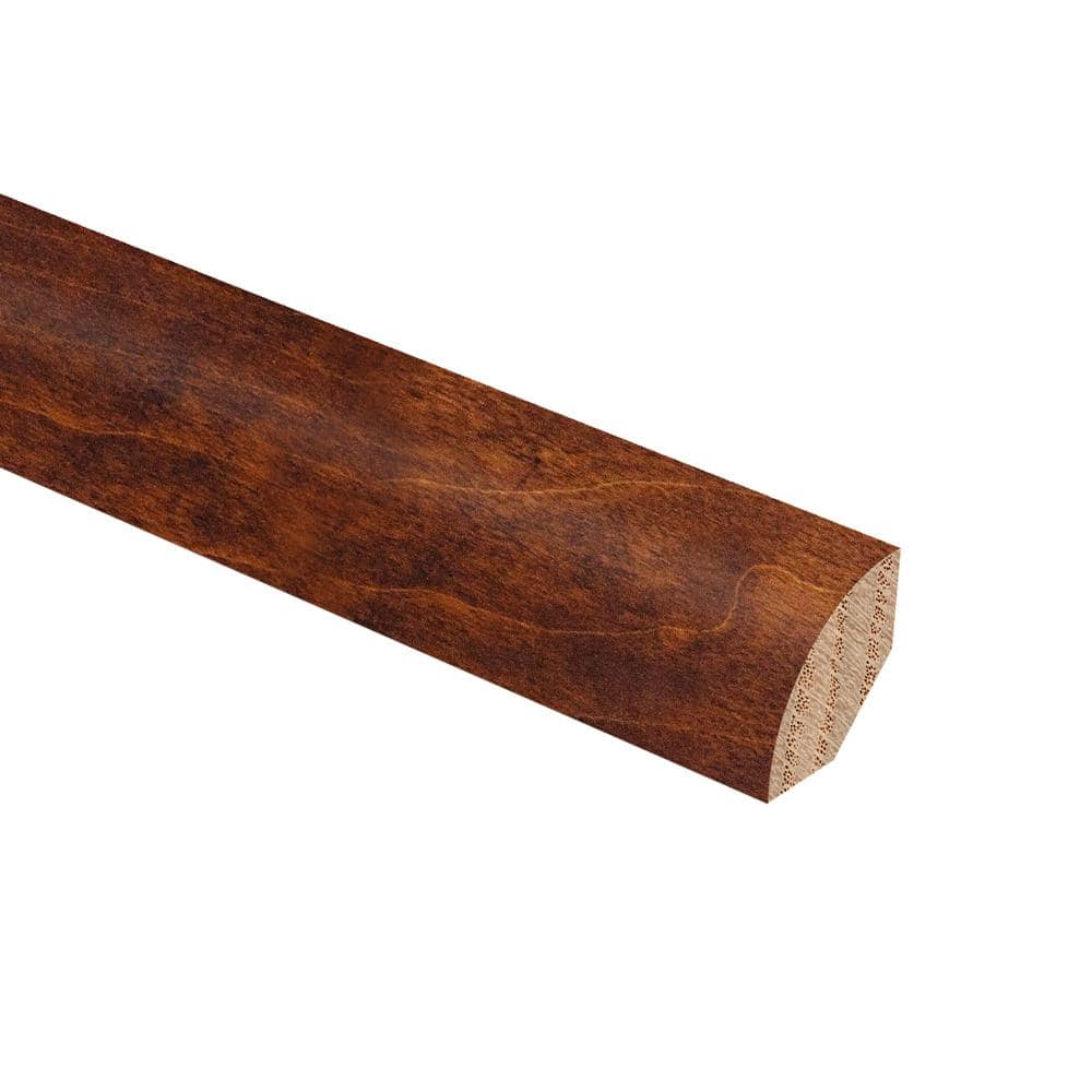 Zamma Hand Scraped Maple Country 3/4 in. Thick x 3/4 in. Wide x 94 in ...