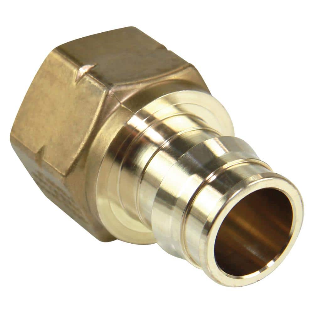 Uponor ProPEX 3/4 in. PEX-A Expansion Barb x 3/4 in. NPT Lead-Free Brass Female Threaded Adapter ...