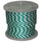 Rope King 5/8 in. x 140 ft. Solid Braided Poly Rope Red SBP-58140R ...