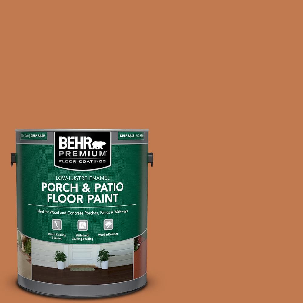 BEHR PREMIUM 1 gal. #240D-6 Chivalry Copper Low-Lustre Enamel Interior ...