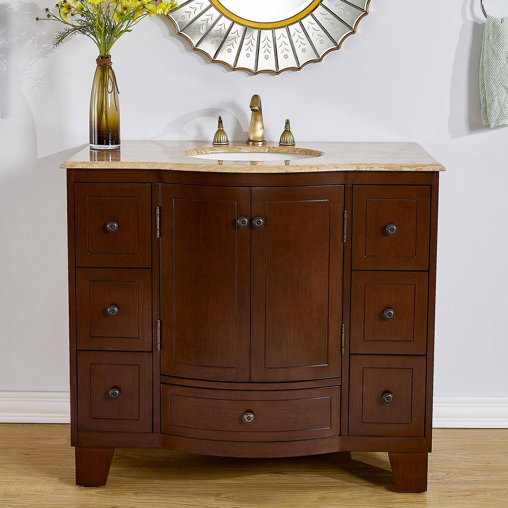 Have a question about stufurhome Grand Cheswick 40 in. Vanity in Dark ...