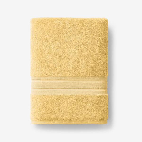 The Company Store Company Cotton Pale Yellow Turkish Cotton Bath Towel ...