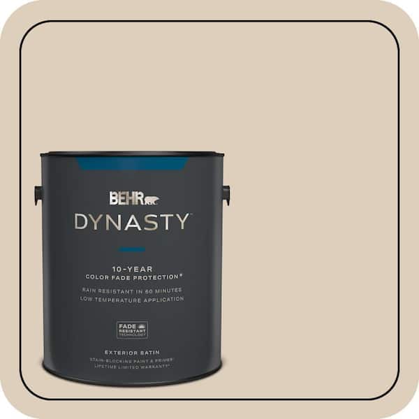 BEHR DYNASTY 1 gal. #MQ3-11 Dainty Lace Satin Enamel Exterior Stain ...