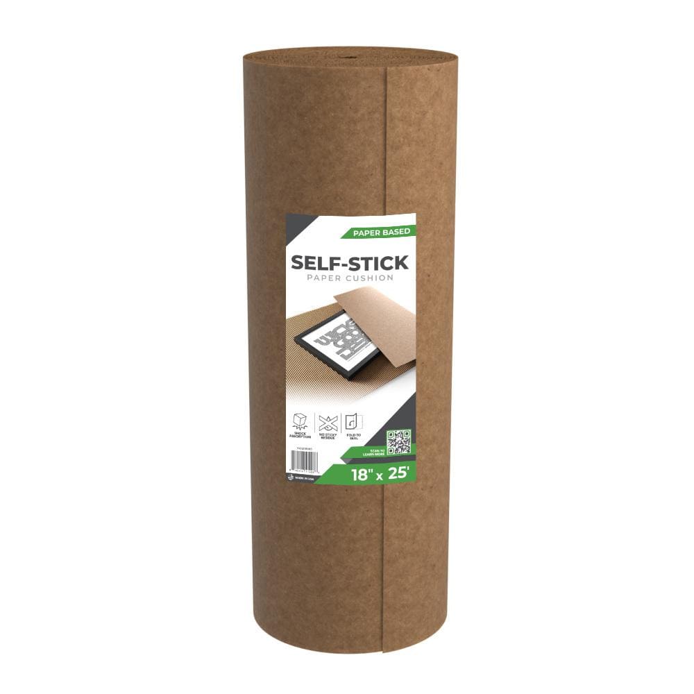 18 in. x 25 ft. Self Stick Paper Protection Roll 16 Pack
