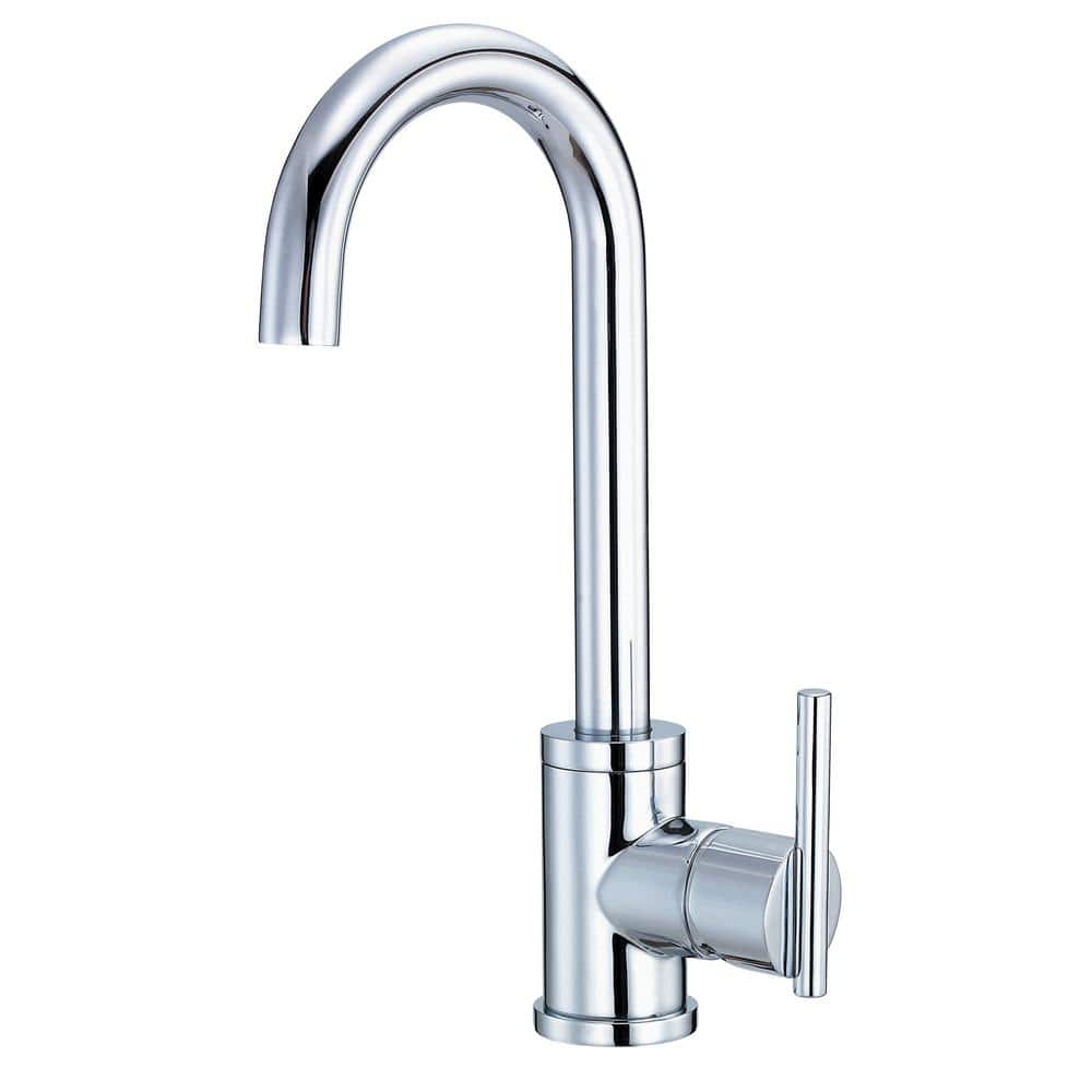 Gerber Parma Single Handle Bar Faucet with Side Mount Handle in Chrome ...