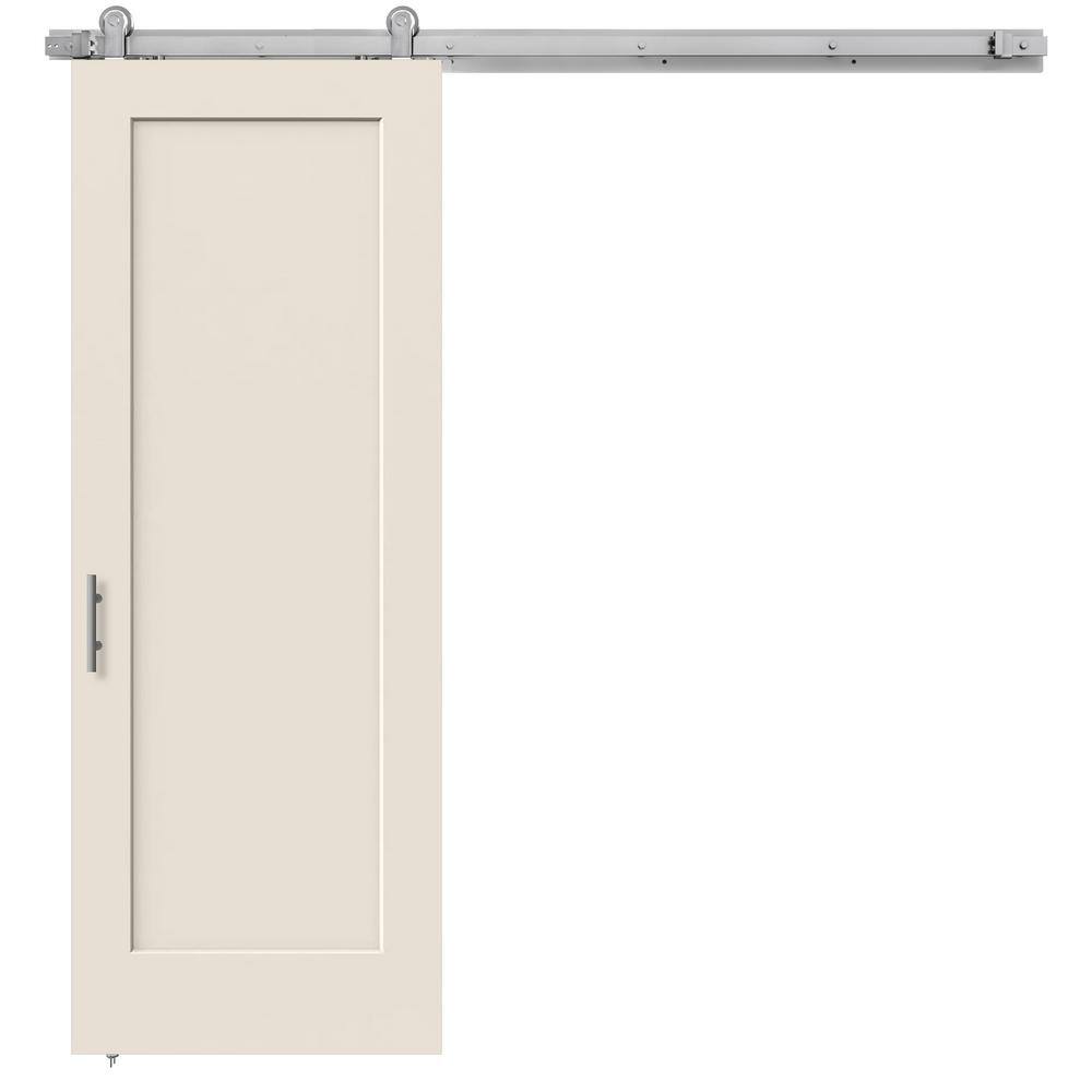 JELD-WEN 30 in. x 84 in. Madison Primed Smooth Molded Composite MDF ...