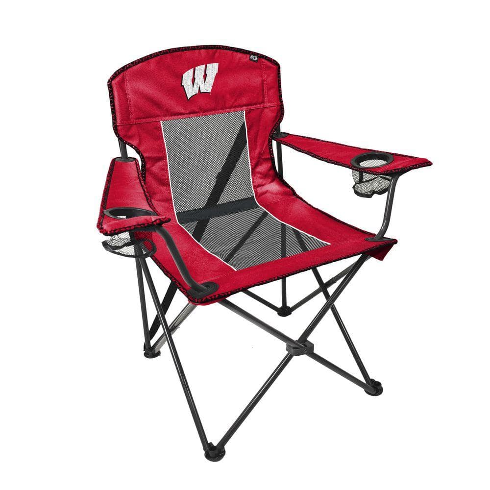 Equip Tailback Chair-NCAA-Wisconsin Badgers 120261 - The Home Depot