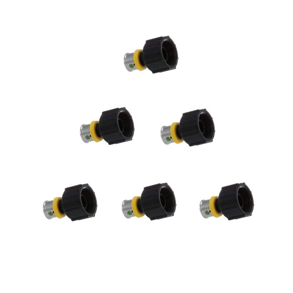 Viega Manabloc 1/2 in. Press x Port Polymer Port Adapter (6-Pack) 49234 ...