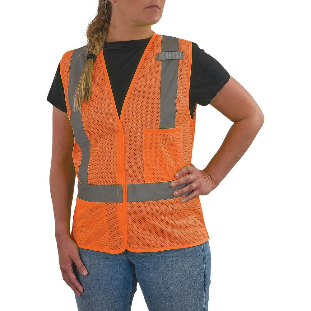 Ergodyne 8210HLW-S Women's M Orange Type R, Class 2 Hi-Vis Vest with ...