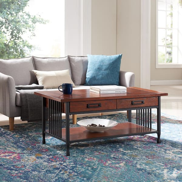 Reviews for Leick Home Ironcraft 46 in. Burnished Mission Oak/Matte ...