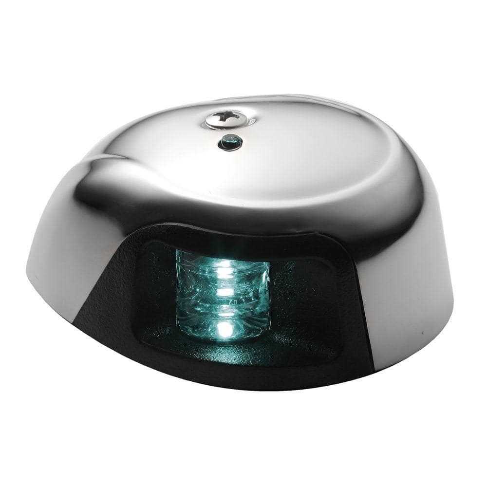 Attwood Plug-In LED Side Navigation Light in Green 3550G7 - The Home Depot