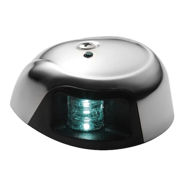 Attwood Plug-In LED Side Navigation Light in Green 3550G7 - The Home Depot