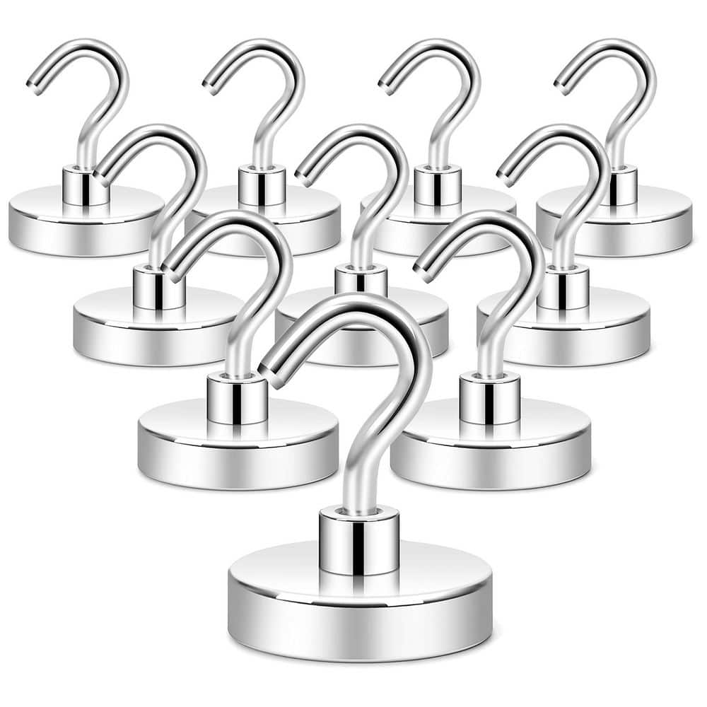 NVNOO 130 lb. Strong Magnet Industrial Hooks for Toolbox, Cruise, Grill ...