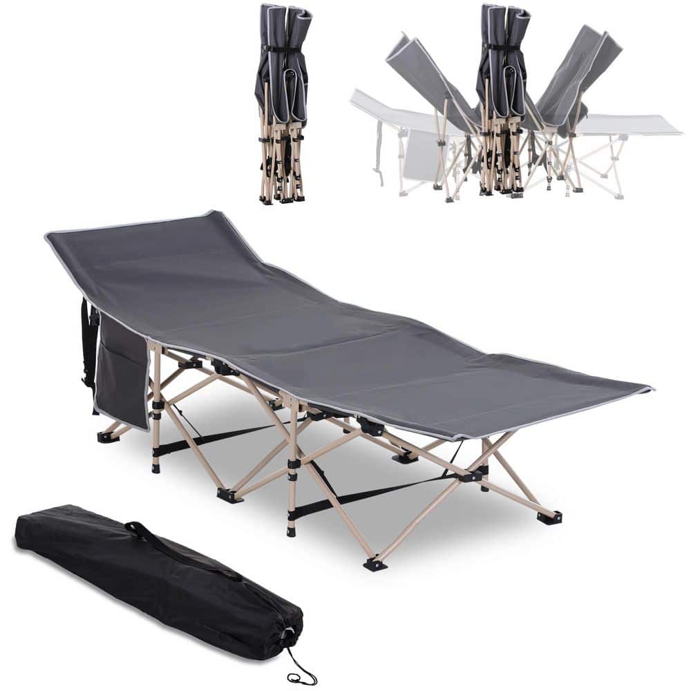 AFAIF Outdoor Portable Folding Camping Cot for Adults with Carry Bag ...