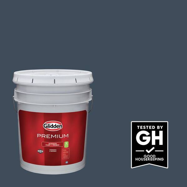 Glidden Premium 5 gal. PPG1041-7 Cavalry Eggshell Interior Latex Paint ...