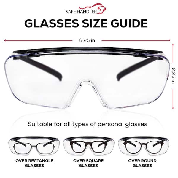 Jackson Safety B-Brand Heritage BBH60 Safety Glasses - Clear Anti-Fog ...