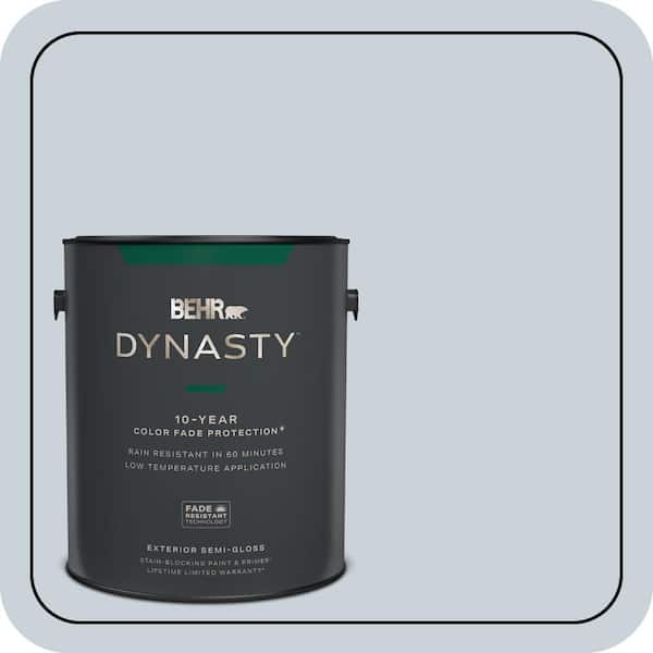 BEHR DYNASTY 1 gal. #N480-1 Light Drizzle Semi-Gloss Exterior Stain ...