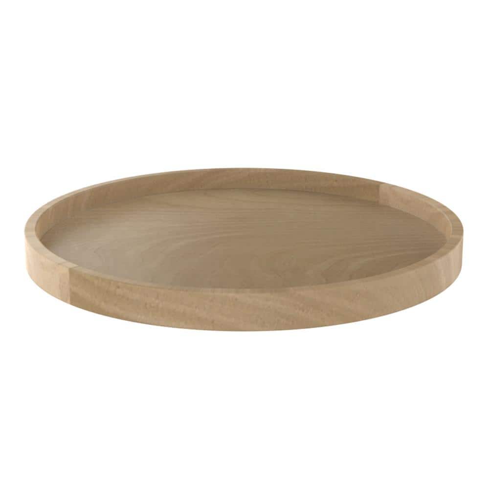 Rev-A-Shelf 1-Shelf Natural Maple Wood 18 in. Lazy Susan Wooden Circle ...