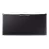 Samsung 27 in. Laundry Pedestal in Fingerprint-Resistant Brushed Black ...