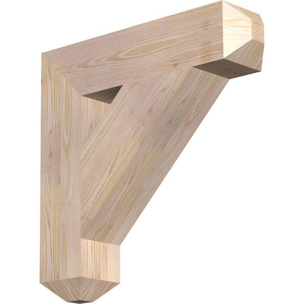 Ekena Millwork 5.5 in. x 26 in. x 26 in. Douglas Fir Traditional ...