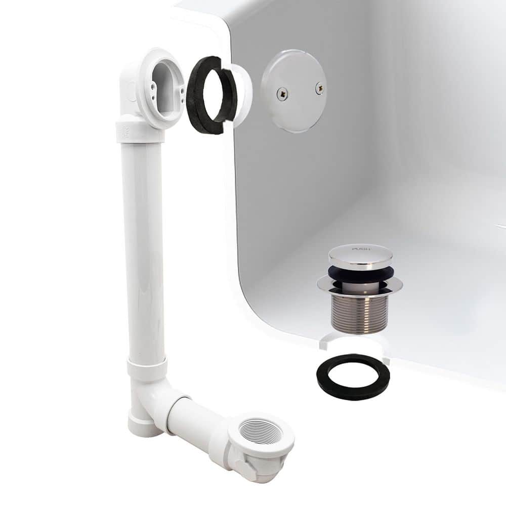 Westbrass 1-1/2 in. Sch. 40 PVC Tip-Toe Drain Kit D4932-26 - The Home Depot