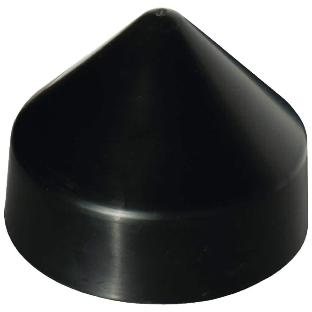 Dock Edge 7 in. Cone Head Piling Cap, Black DE91872F - The Home Depot