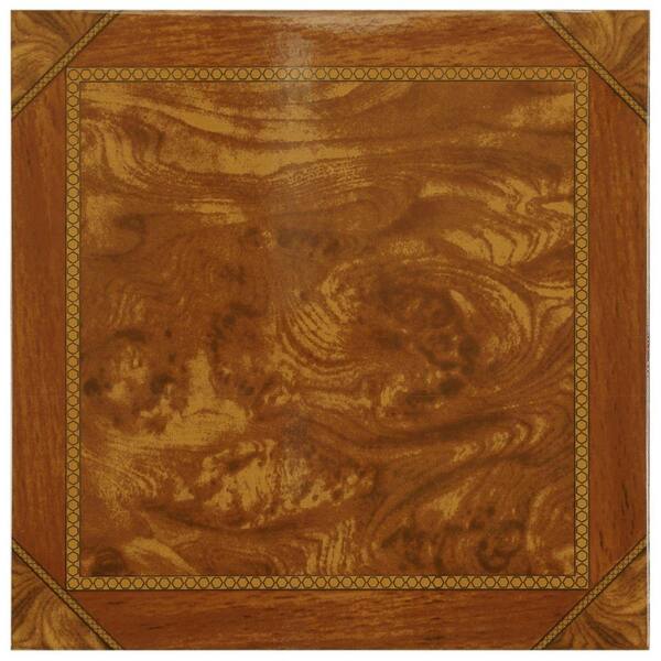Merola Tile Tasmania Marron 12-1/2 in. x 12-1/2 in. Ceramic Floor and ...