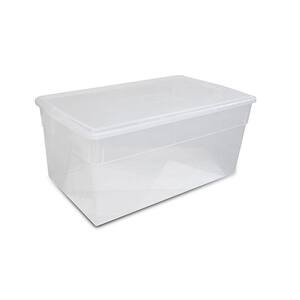 HDX 80 Qt. Premium Jumbo Box in Clear PC271612-001 - The Home Depot