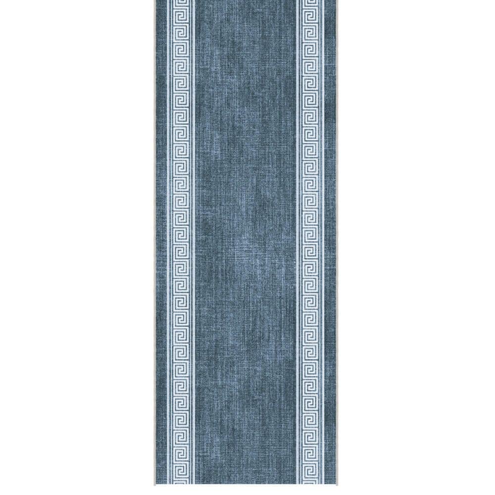 Ottomanson Ascend Non-Slip Rubberback 3 ft.x7 ft. Indoor Custom Cut ...