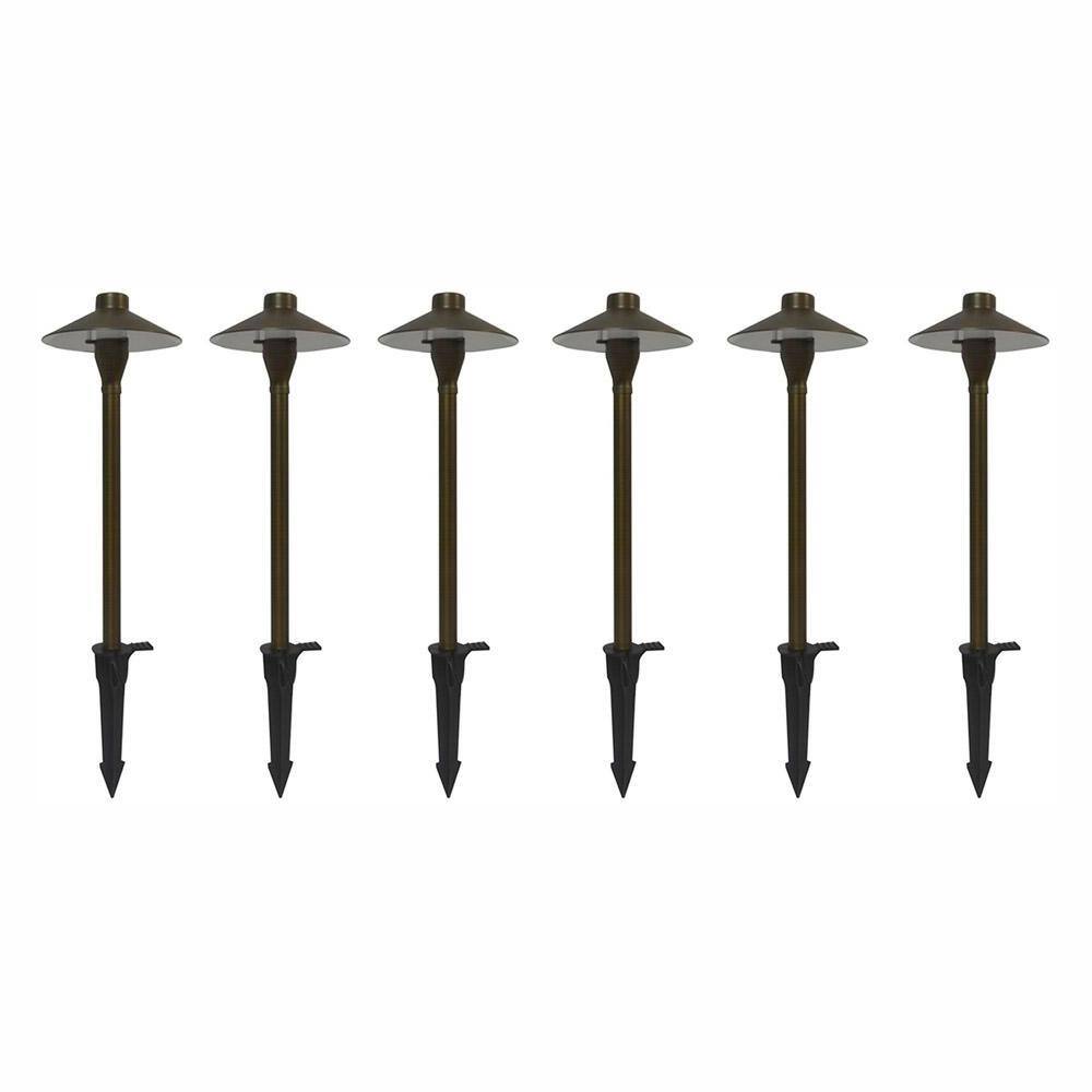 Home Decorators Collection 60 Lumen Low Voltage Brass Integrated LED ...