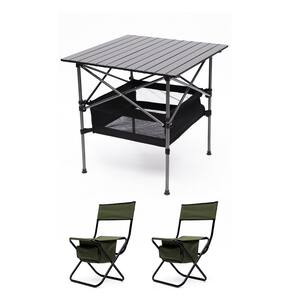 32 in. White Square Folding Card Table Lightweight Portable Fold in ...