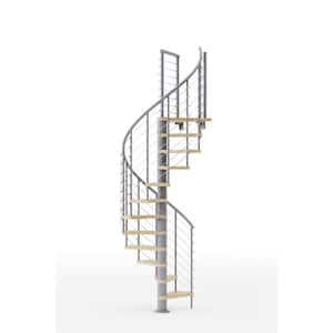 Mylen STAIRS Hayden Gray Interior 42in Diameter, Fits Height 85in ...