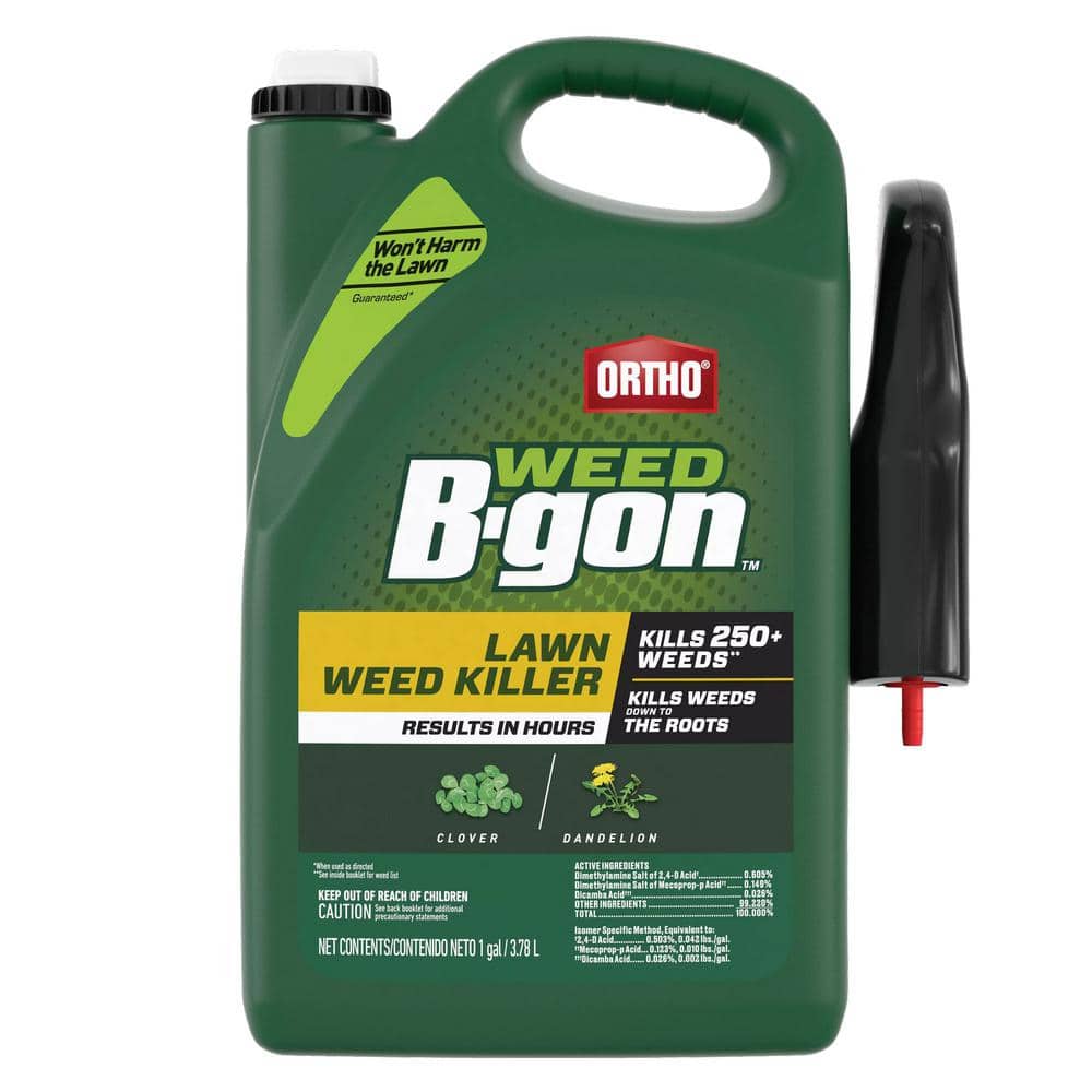 Ortho Weed B-gon Lawn Weed Killer with Trigger Sprayer, 1 gal., Kills ...