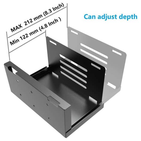 Yichuhaoxi Wall Mount CPU Holder with Safety Straps-Metal Computer ...
