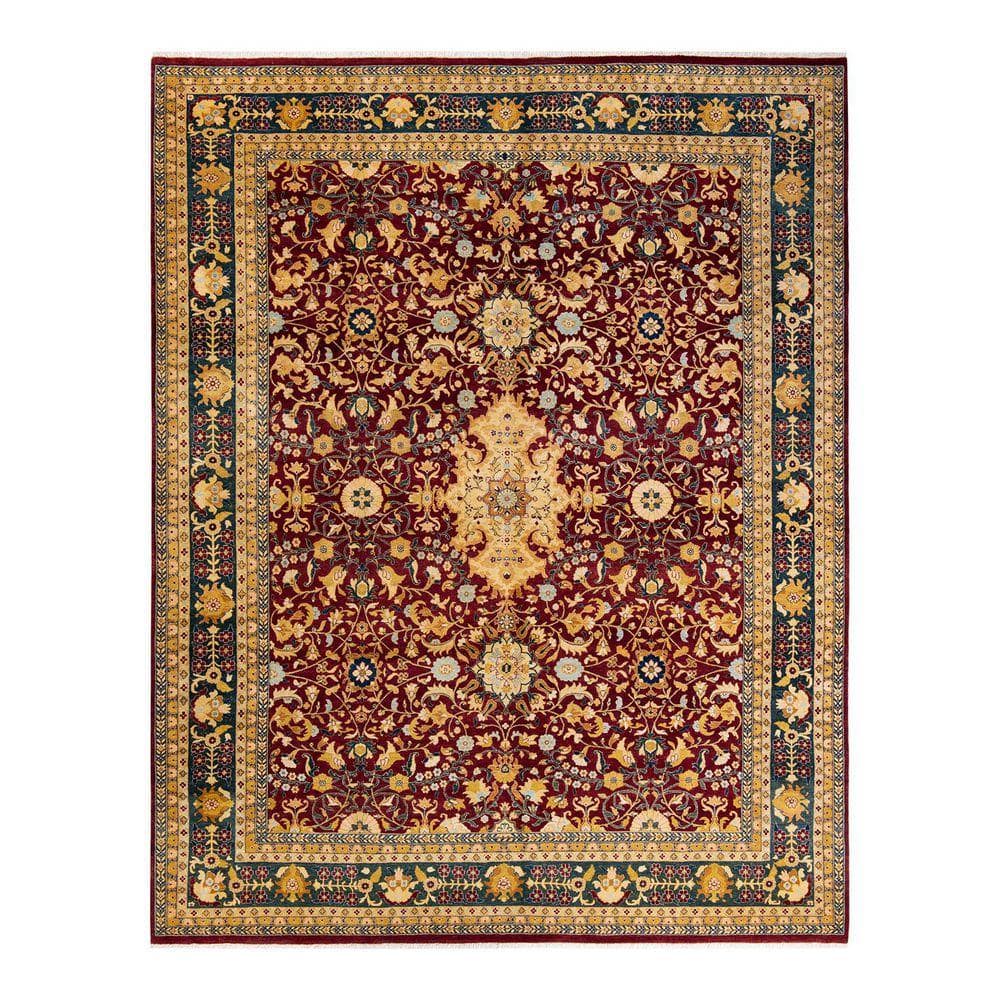 Chloe & Olivia Home Mogul Red 8 x 10 Oriental Wool Indoor Area Rug ...