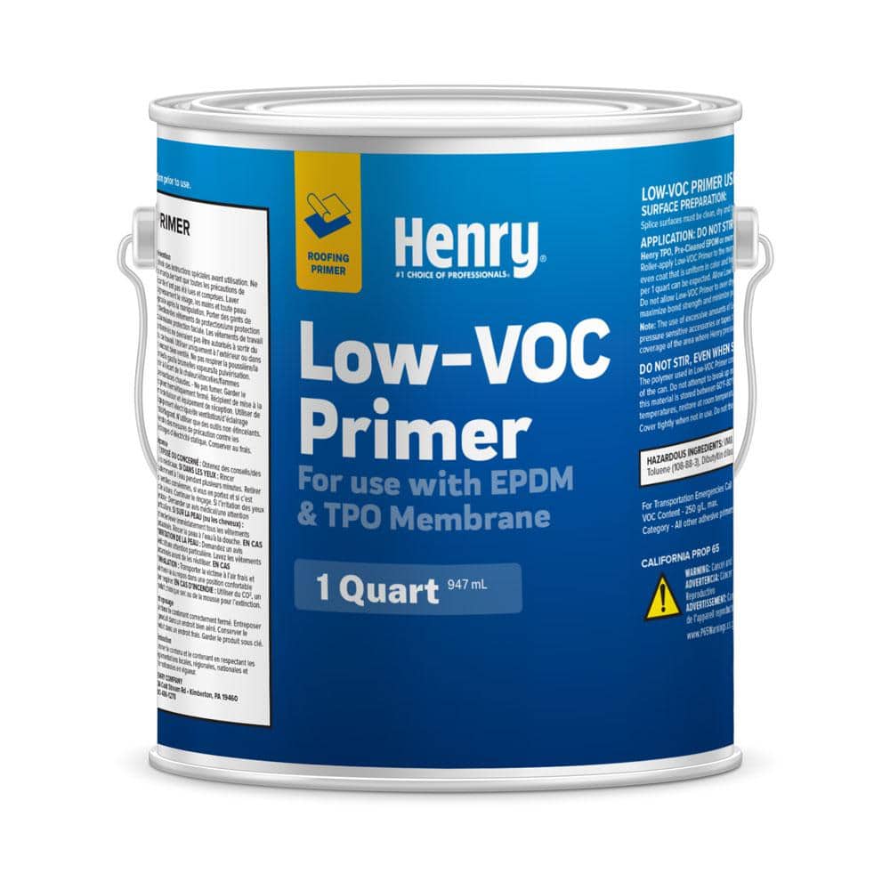 Henry Single-Ply Roofing Low-VOC Primer 1 qt. (175 sq. ft.) HE250LVOCP031 - The Home Depot