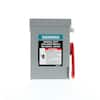 Siemens General Duty 30 Amp 2-Pole 2-Wire 240-Volt Non-Fusible Indoor ...