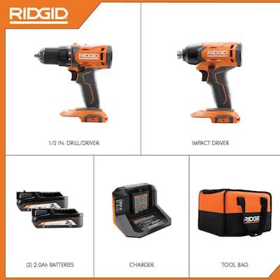 Cordless - RIDGID - Power Tools - Tools - The Home Depot