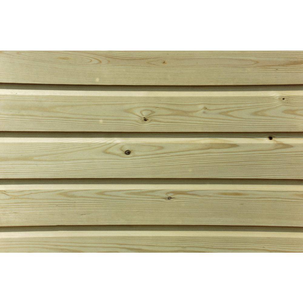 1 in. x 8 in. x 8 ft. #2 Knotty Southern Yellow Pine #105 Board ...