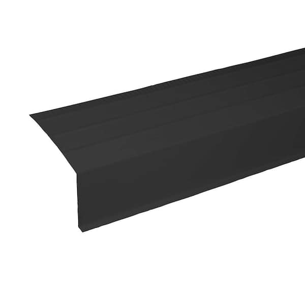 Amerimax Home Products 2.47 in. x 10 ft. Aluminum Black Roof Apron ...