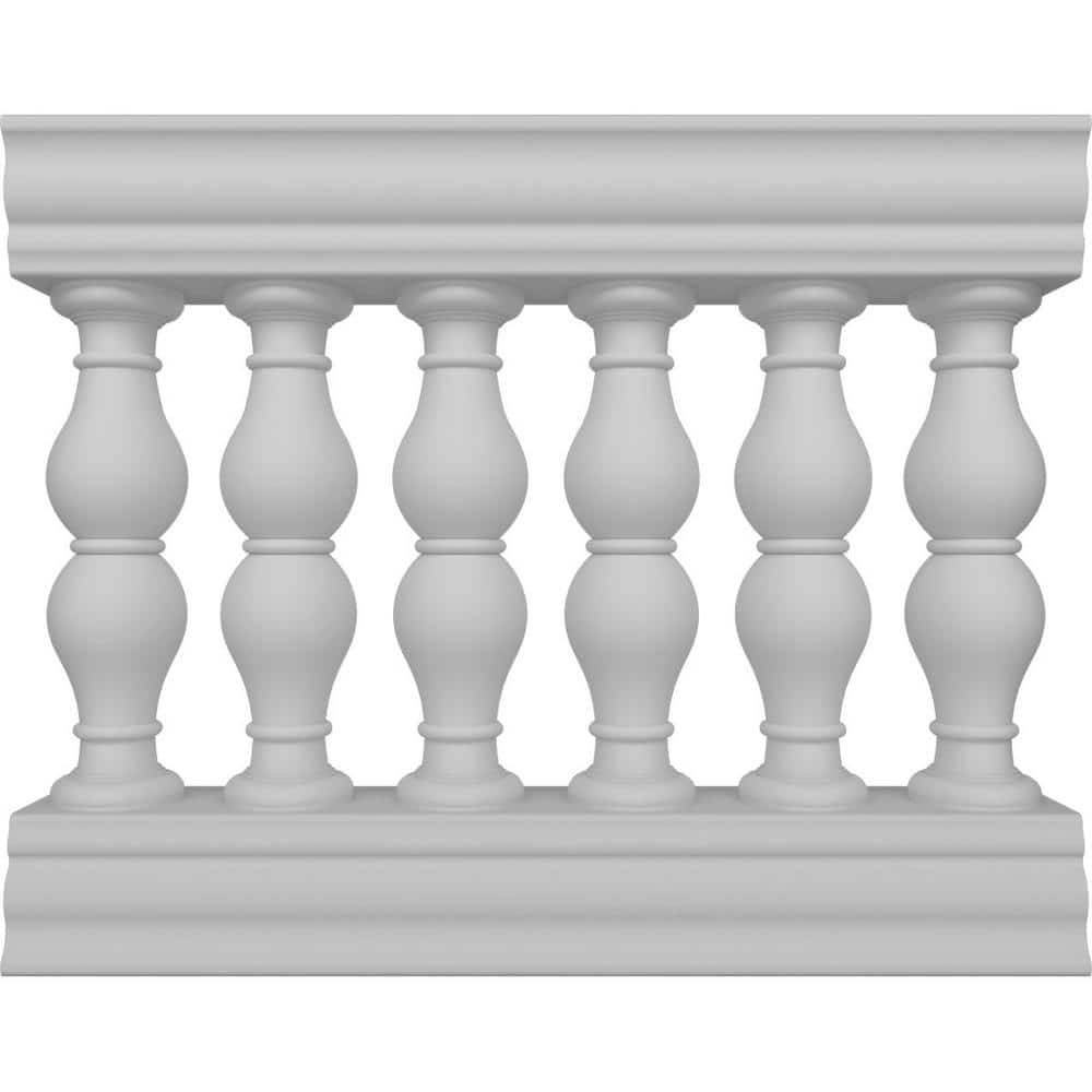 Ekena Millwork Fiberthane Avalon Balustrade 36 in. L x 32 in. H ...